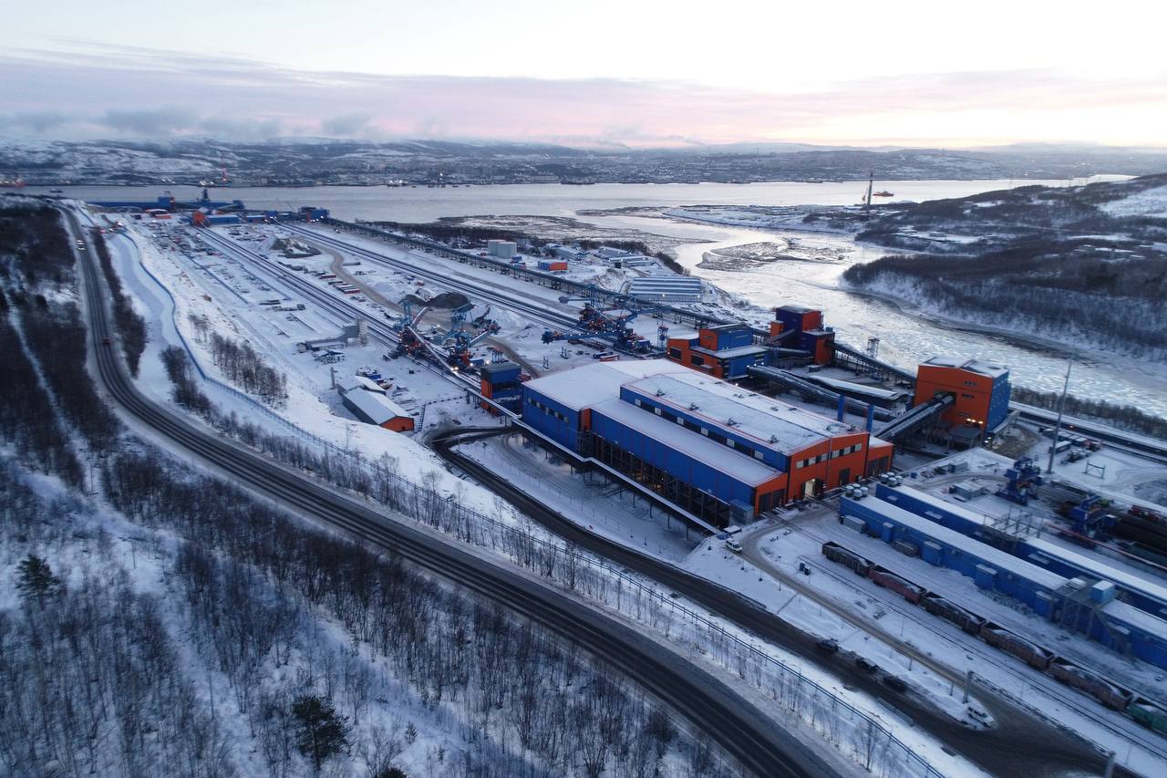 Coal transshipment facilities built by Natsproektstroy have been put ...